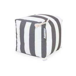 Harper Gartenlounge-Hocker Sitzwürfel Harper SANTORIN (BHT 40x40x40 cm) BHT 40x40x40 cm grau