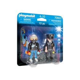 Playmobil® Konstruktionsspielsteine DuoPack Polizist und Sprayer