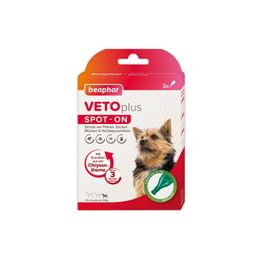 beaphar Zeckenschutzmittel beaphar VETOplus SPOT-ON für kleine Hunde bis 15 kg