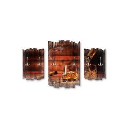 Kreative Feder Wandgarderobe Whisky