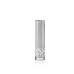 Crystalex Dekovase Vase Spring Blumenvase grau weiß S1702 Kristallvase 240 mm (Einzelteil