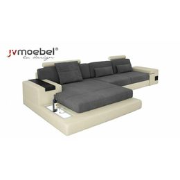 JVmoebel Ecksofa, Luxus Sofa Couch Ecke Polstermöbel Wohnzimmer L-Form Modern Design
