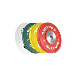 MSPORTS® Hantelscheiben Olympia Hantelscheiben 2er Set Professional 50mm