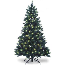SCHAUMEX Künstlicher Weihnachtsbaum Spritzguss Weihnachtsbaum mit LED Beleuchtung Höhe: 210cm