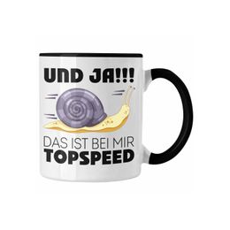 Trendation Tasse Und Ja Das Ist Topspeed Tasse Geschenk Schnecke Grafik Lustiger Spruch