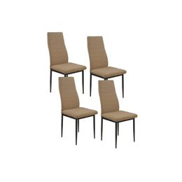 HTI-Living Esszimmerstuhl Stuhl Memphis Webstoff 4er-Set (Set