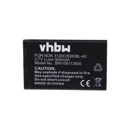 vhbw kompatibel mit Evolveo EP-600 Smartphone-Akku Li-Ion 900 mAh (3