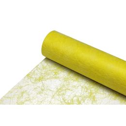 Deko AS Tischläufer Sizoflor Tischband gelb 30 cm Rolle 5 Meter 60 010-R