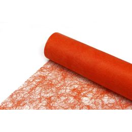 Deko AS Tischläufer Sizoflor Tischband orange 20 cm Rolle 25 Meter 60 005-R