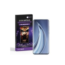 Protectorking Schutzfolie 1x 9H Hartglas für Xiaomi Mi 10 Pro FULL CURVED UV Liquid Schutzglas