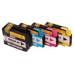 ABC Tintenpatrone (Kompatibles Set 4x Druckerpatrone für HP 932XL 933XL OfficeJet 6100