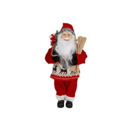 BURI Dekofigur Deko-Weihnachtsmann 60cm Rot