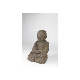 BURI Dekofigur Shaolin Buddha H 45cm aus Beton Deko Statue Figur Skulptur Buddhafigur