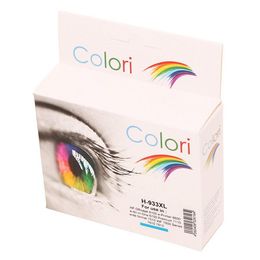 Colori Tintenpatrone (Kompatible Druckerpatrone für HP 933XL 933 XL Cyan OfficeJet 6100