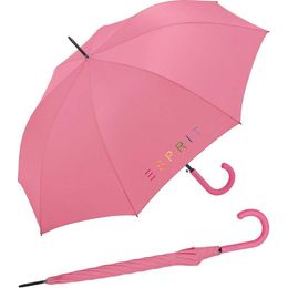 Esprit Langregenschirm Damen-Regenschirm Colorful Logo