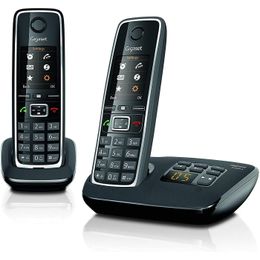 Gigaset Gigaset C530A Duo Festnetz-Telefon schnurlos DECT Anrufbeantworter DECT-Telefon (Mobilteile: 2)