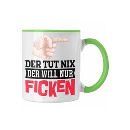Trendation Tasse Der Tut Nix Der Will Nur F*** Tasse Geschenk Erwachsener Humor Geschen