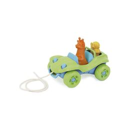 green toys Nachziehfahrzeug Nachziehauto Giraffe und Affe