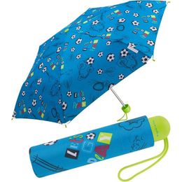 Happy Rain Taschenregenschirm Mini Kinderschirm Basic reflektierend bedruckt
