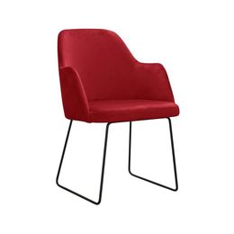 JVmoebel Stuhl, Design Stuhl Sitz Praxis Ess Zimmer Stühle Textil Stoff Polster