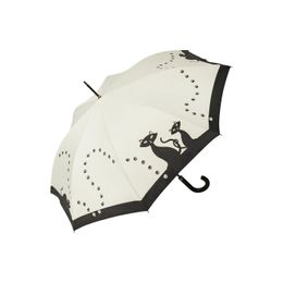 VON LILIENFELD Stockregenschirm Regenschirm Schwarze Katzen Auf-Automatik Kätzchen Motiv