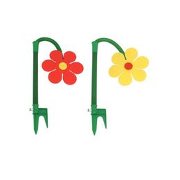 Neustanlo Badespielzeug Tanzende Blume Rasensprinkler Bewässerung Sprenger beweglich (2er Set)