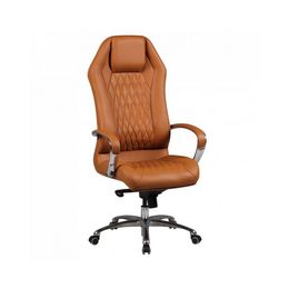 KADIMA DESIGN Chefsessel Premium-Bürostuhl MILANO aus Echtleder: Ergonomisch & stützend