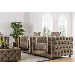 JVmoebel Loungesessel Sessel Chesterfield Einsitzer klassisch Couch Möbel Einrichtung 1er