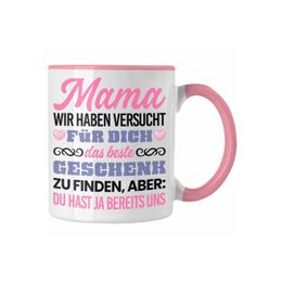 Trendation Tasse Mama Tasse Geschenk zum Muttertag Weihnachten Geburtstag Geschenkidee