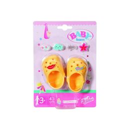 Zapf Creation® Puppenkleidung 828311-A Baby Born Holiday Schuhe mit Pins 43 cm gelb