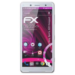 atFoliX Schutzfolie Panzerglasfolie für Sony Xperia XZ2 Compact