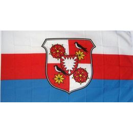 flaggenmeer Flagge Herzogtum Schaumburg-Lippe mit Wappen 80 g/m²