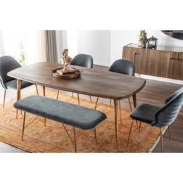 JVmoebel Essgruppe Essecke Essgruppe Esszimmer Esstisch Stühle Tisch Set 8tlg Holz Braun