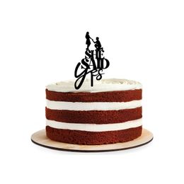 AREA17 Tortenstecker Cake Topper aus Acryl zur Hochzeit