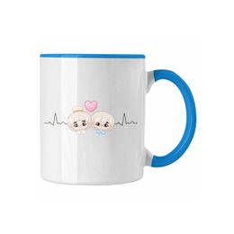 Trendation Tasse Altenpflegerin Herzschlag Tasse Geschenk Beste Altenpflege