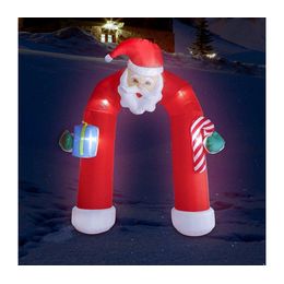 Bubble-Store Weihnachtsfigur aufblasbare Weihnachtsdeko (beweglicher Kopf nach rechts und links)