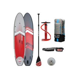 JBAY.ZONE Inflatable SUP-Board J3 Comet Touring SUP Board Komplettset rot