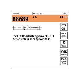 Fischer Befestigungsanker Hochleistungsanker R 88689 FH II 15/M 12 I A 4