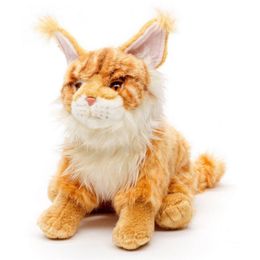 Uni-Toys Kuscheltier Maine-Coon-Katze (grau oder braun)