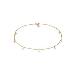 Elli Choker Choker Solitär Zirkonia Funkeln 925 Silber