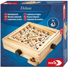 Noris Spiel, Familienspiel Geschicklichkeitsspiele Deluxe Holzlabyrinth 606101983