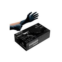 Deus21 Einweghandschuhe Nitril Handschuhe Einweghandschuhe Schwarz
