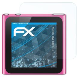 atFoliX Schutzfolie Displayschutz für Apple iPod nano 6G