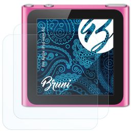 Bruni Schutzfolie Glasklare Displayschutzfolie für iPod nano 6G