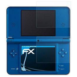 atFoliX Schutzfolie Displayschutz für Nintendo DSi XL