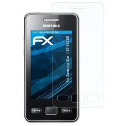 atFoliX Schutzfolie Displayschutz für Samsung Star II GT-S5260