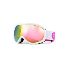 YEAZ Skibrille STEEZE ski- und snowboard-brille pink/weiss