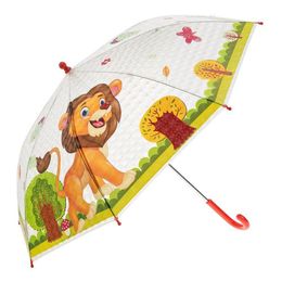 Idena Stockregenschirm Kinderregenschirm Löwe