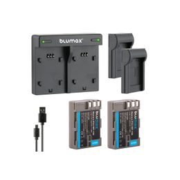 Blumax Set mit Lader für Fuji NP-150 FinePix 1600 mAh Kamera-Akku