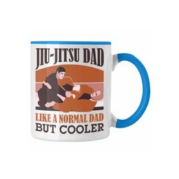 Trendation Tasse Jiu Jitsu Tasse Vater Geschenk Vater Papa Geschenkidee Vatertag Lustig